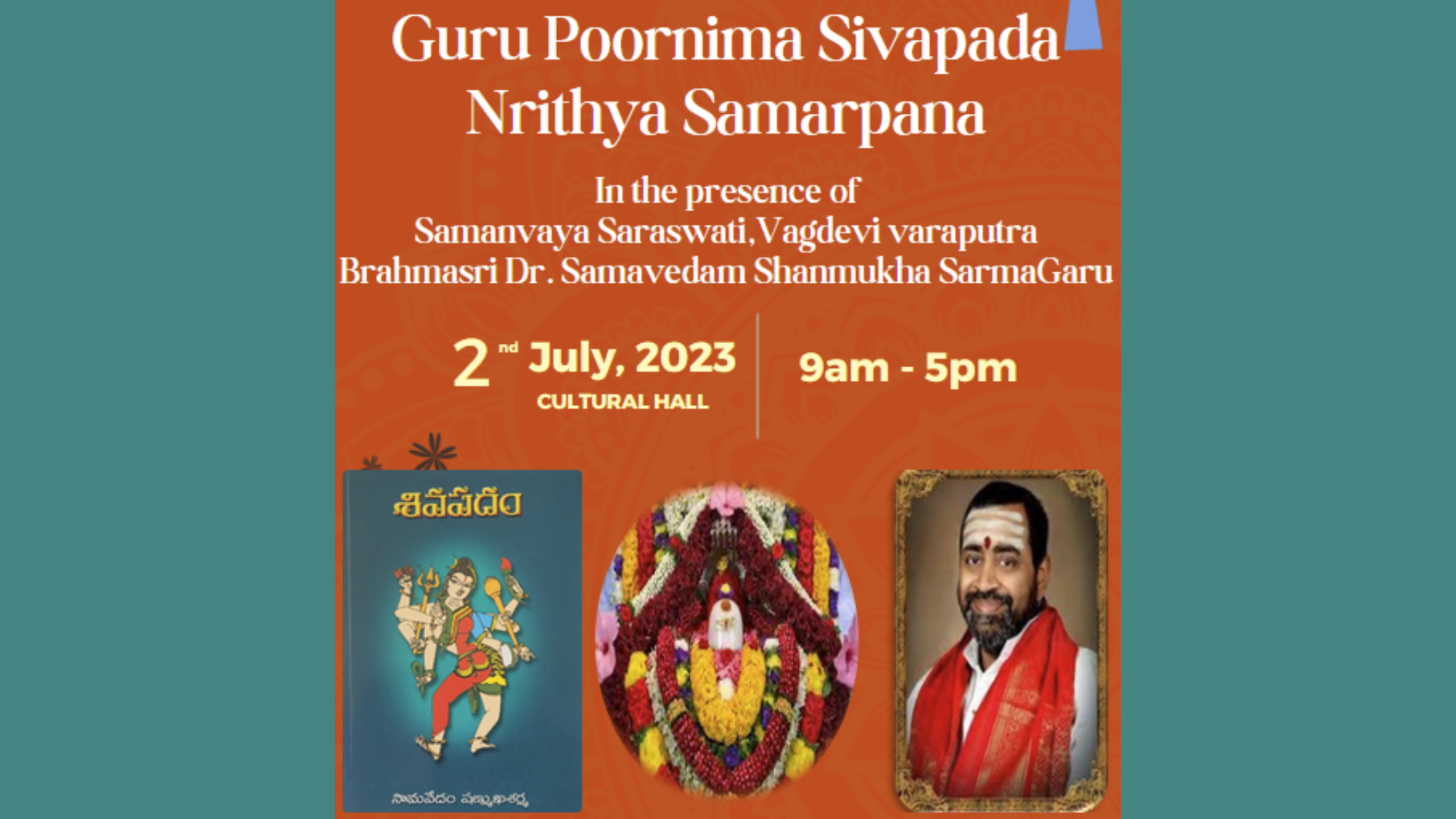 Guru Poornima Sivapada Nrithya Samarpana - DFW Hindu Temple Society