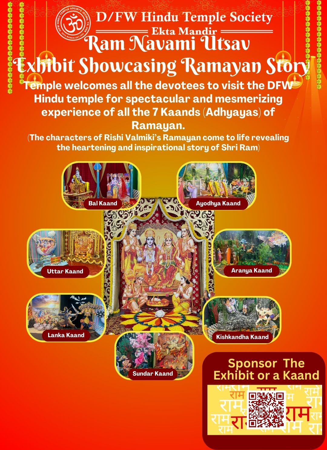 Ramayan Exhibit Sponsorship - DFW Hindu Temple Society